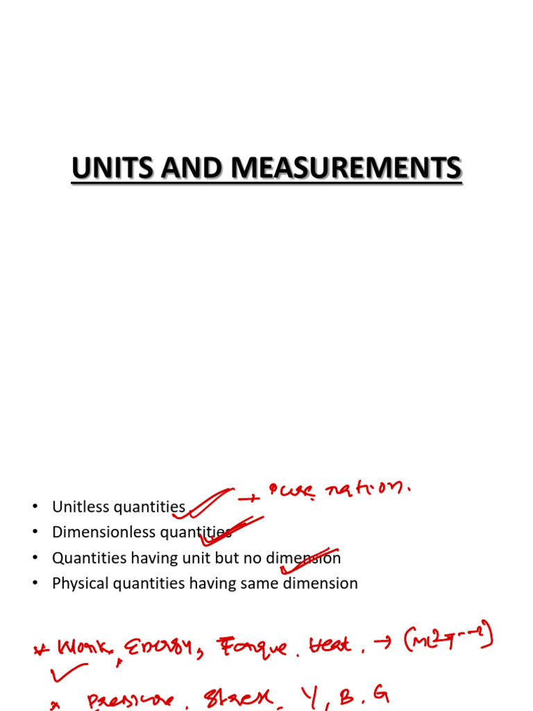 Understanding Units and Measurements | PDF | Mechanics | Metrology