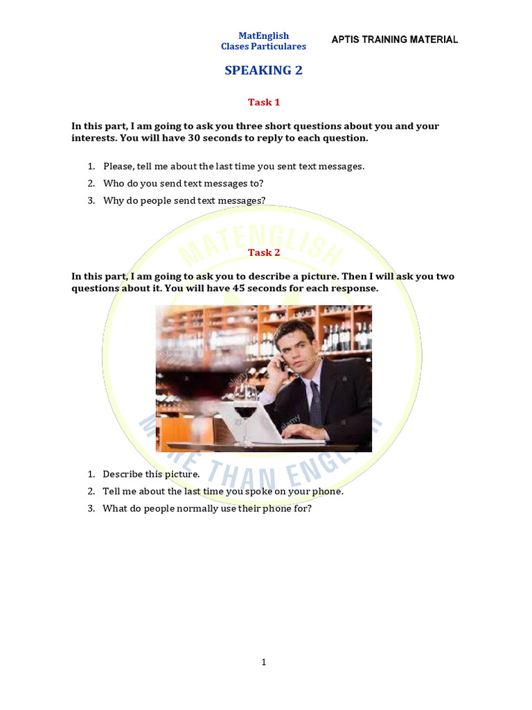 Speaking Practice Questions Guide | PDF