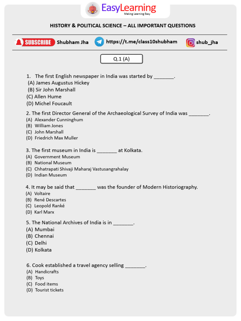 History and Political Science | PDF