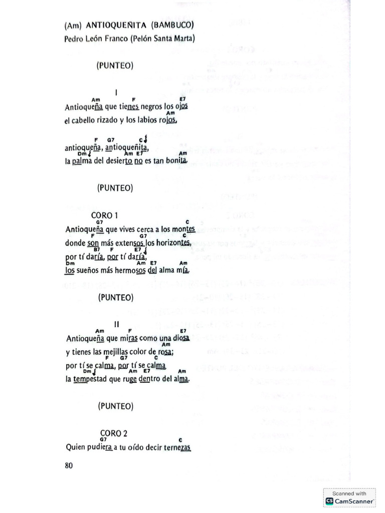 Partituras Guitarra. | PDF