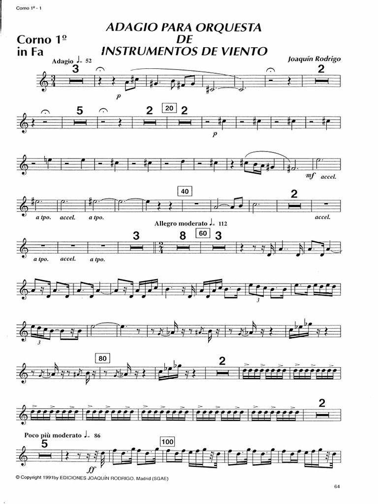 Corno 1º in Fa | PDF