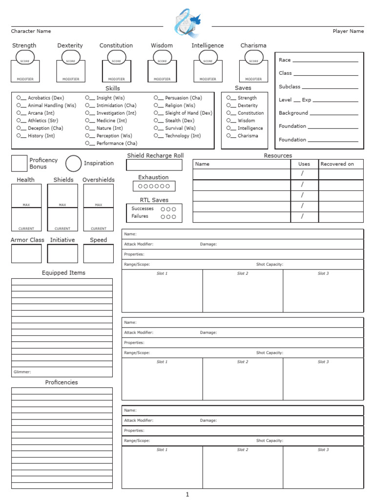 Character Skills and Stats Overview | PDF | Role Playing Games | Gaming