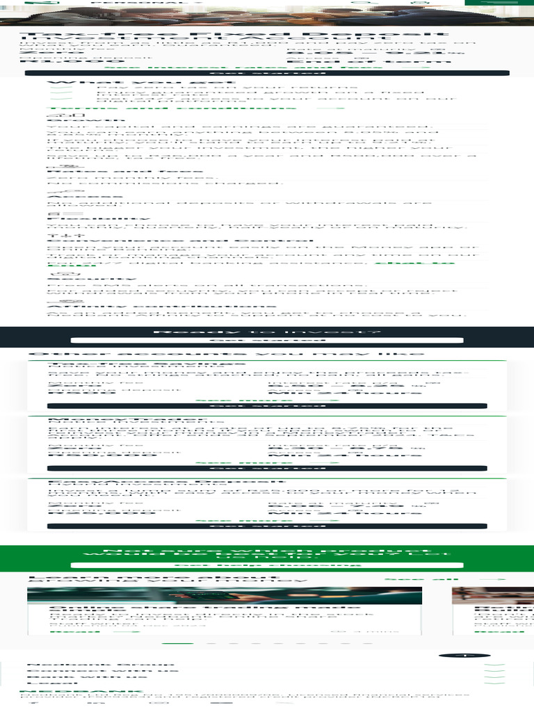 Tax-Free Fixed Deposit Account Nedbank | PDF | Interest | Interest Rates