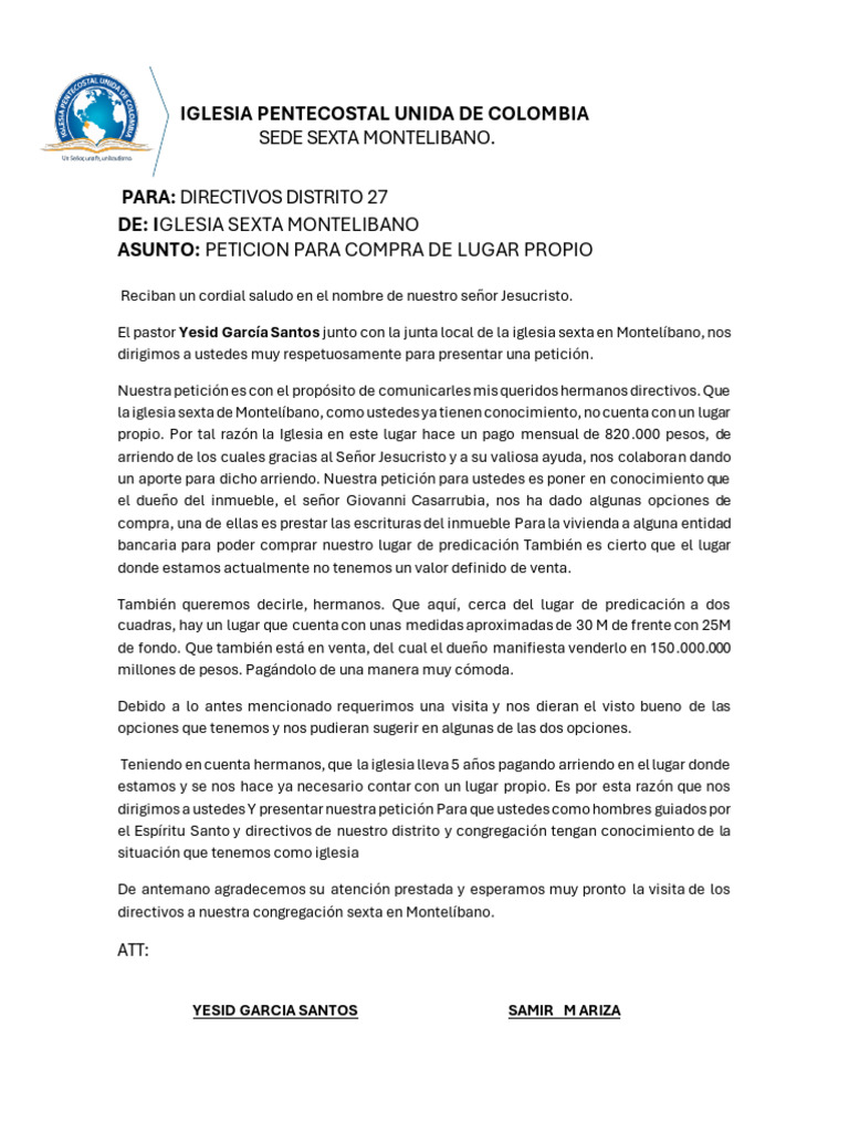 Carta A Directivos | PDF