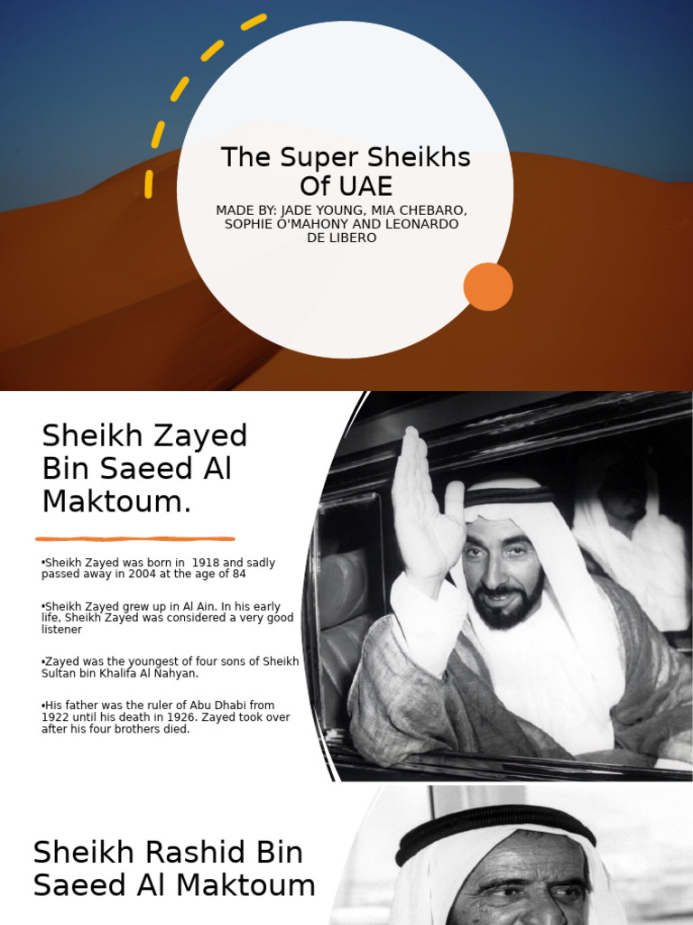Key Sheikhs of the UAE History | PDF