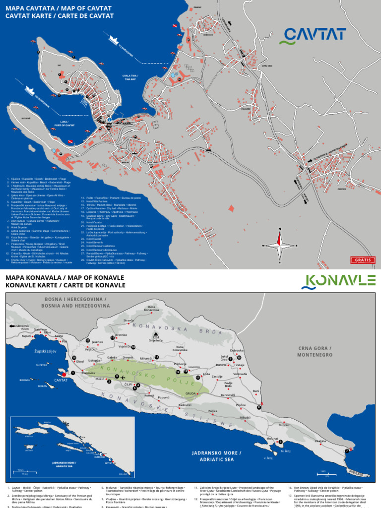 Cavtat_Konavle_map | PDF