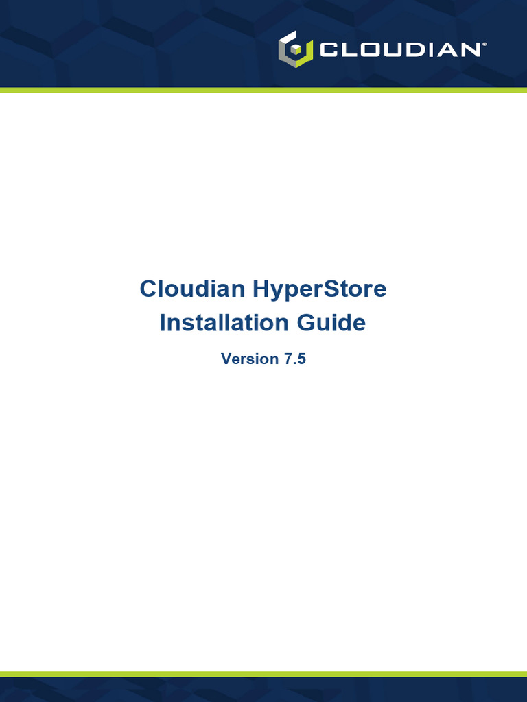 HyperStoreInstallGuide V 7.5 | PDF | Domain Name System | Load Balancing (Computing)