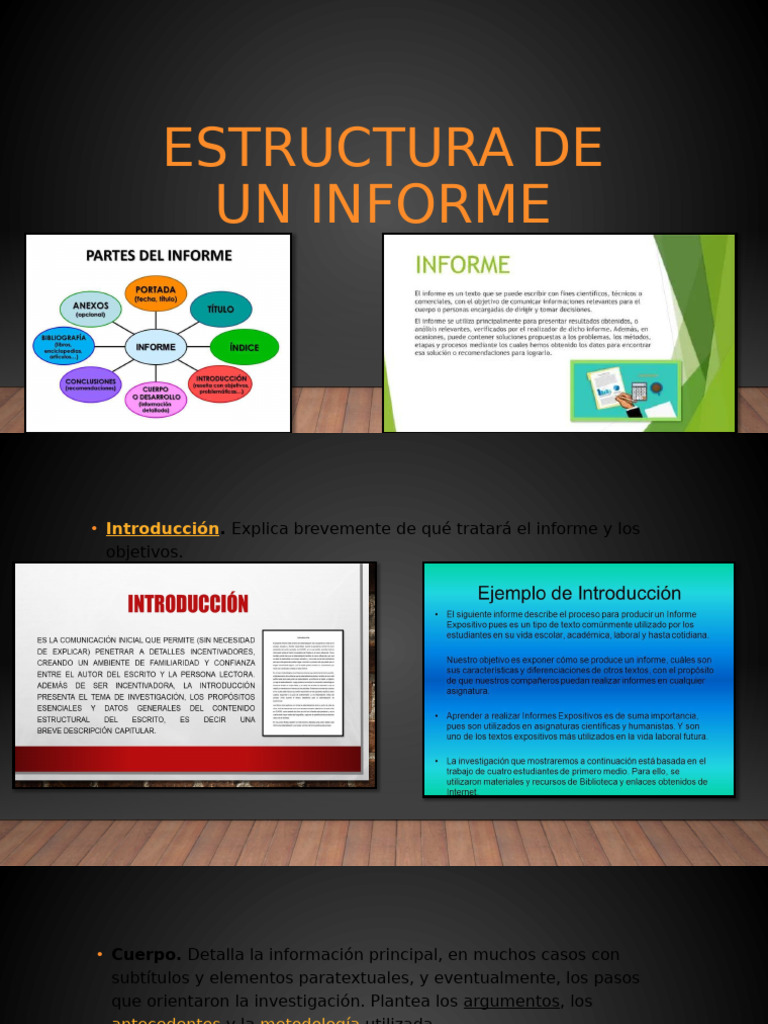 Estructura de Un Informe | PDF