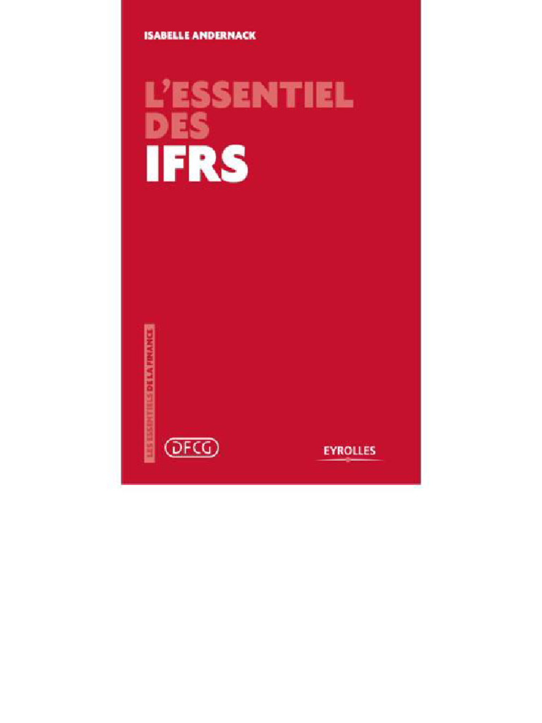 Essentiel Des IFRS | PDF