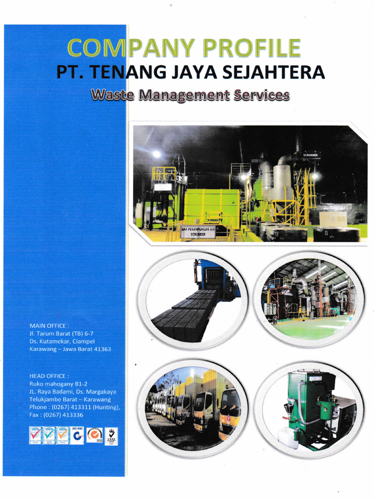 Profil Perusahaan PT Tenang Jaya Sejahtera | PDF