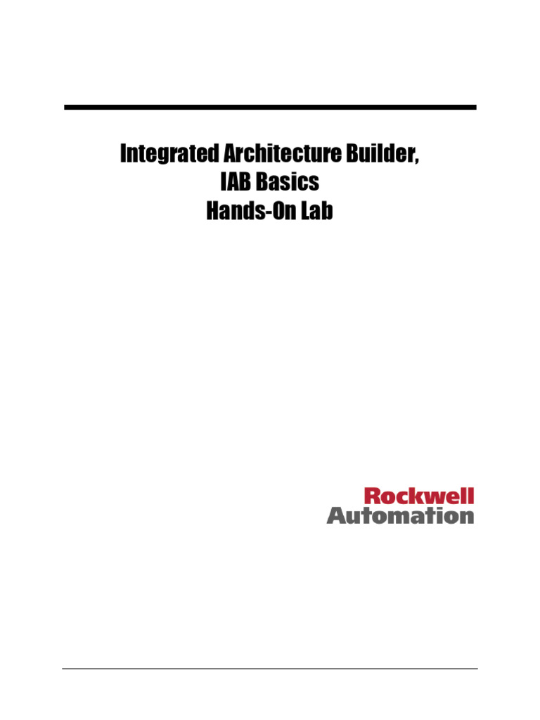 Rockwell Automation Basics - Lab | PDF | Computer Network | Computer File