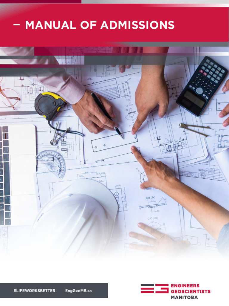 Manitoba Engineers Geoscientists Admission Guide | PDF | Engineer | License