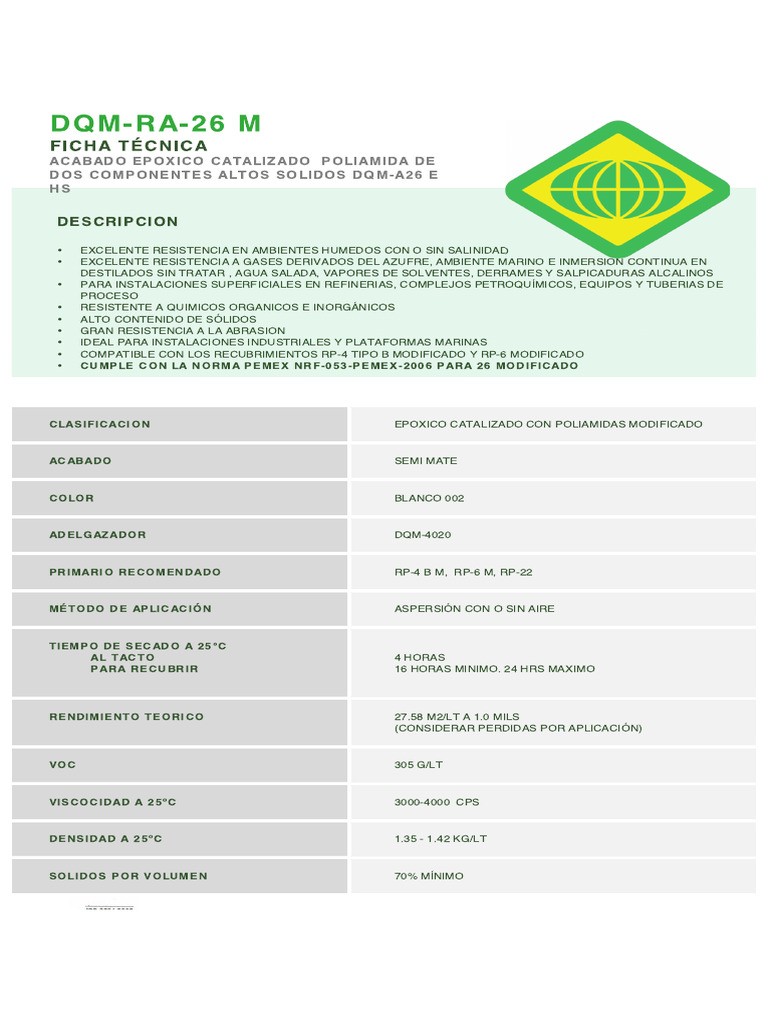 12.-DQM-A26-MOD_TDS 2018 | PDF