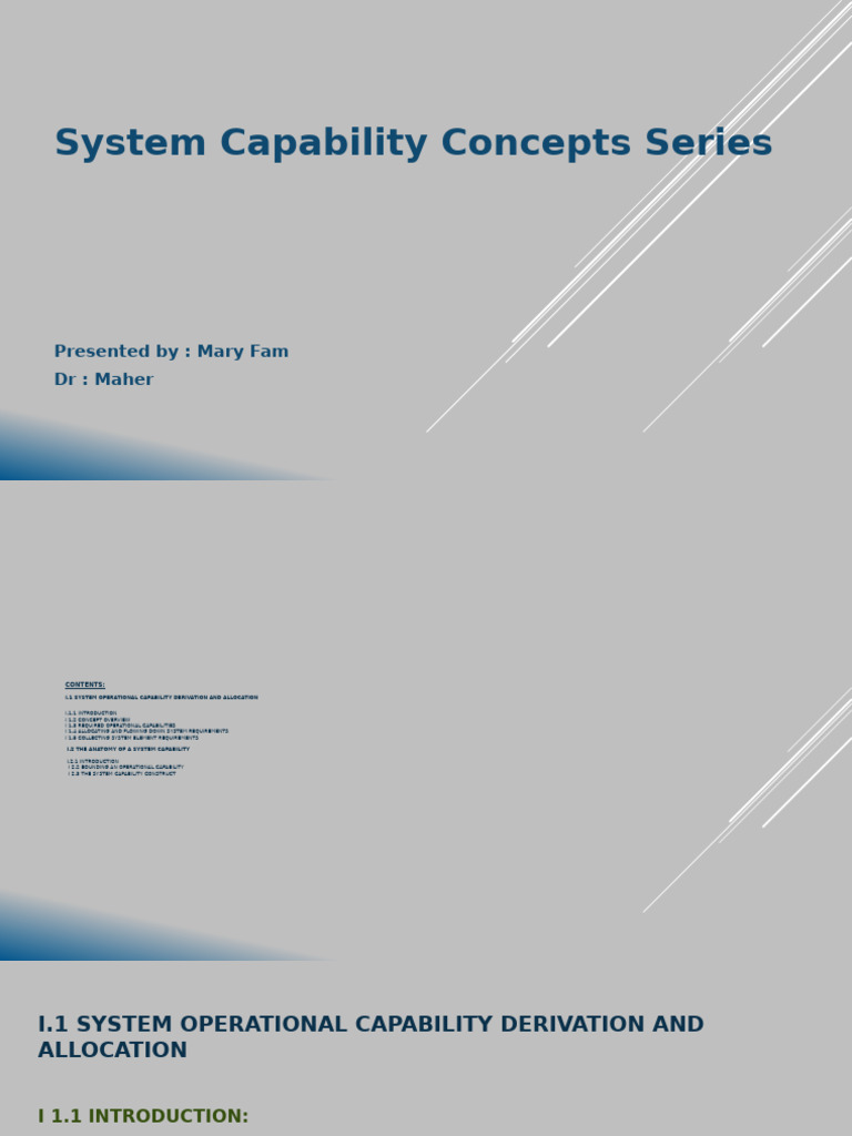 System Capability Derivation Guide | PDF | System | Control Flow