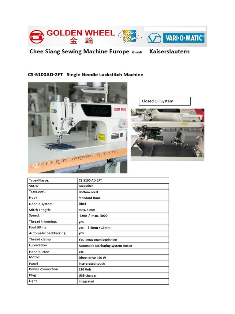 CSK-5100 AD-2FT EN | PDF