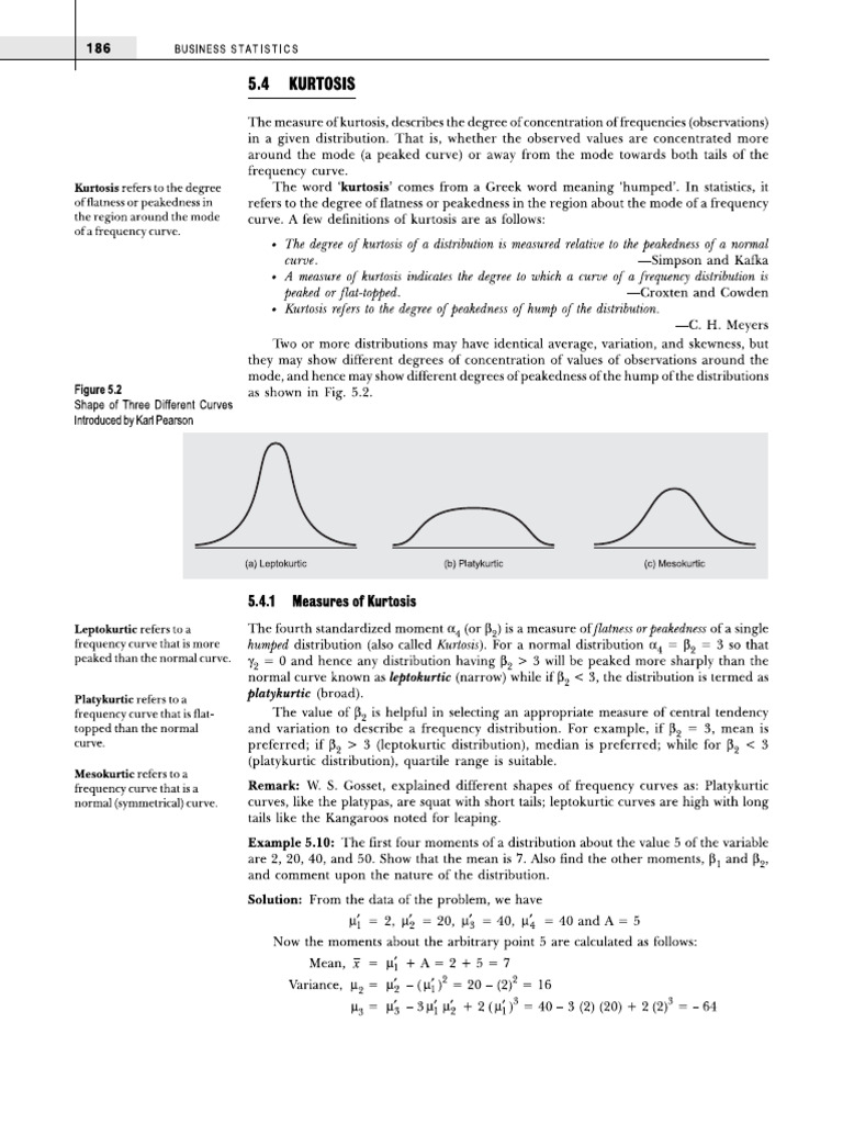 Kurtosis | PDF