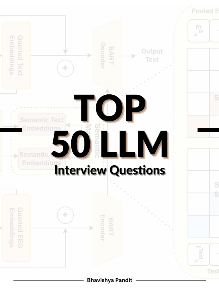 LLM Interview Questions | PDF