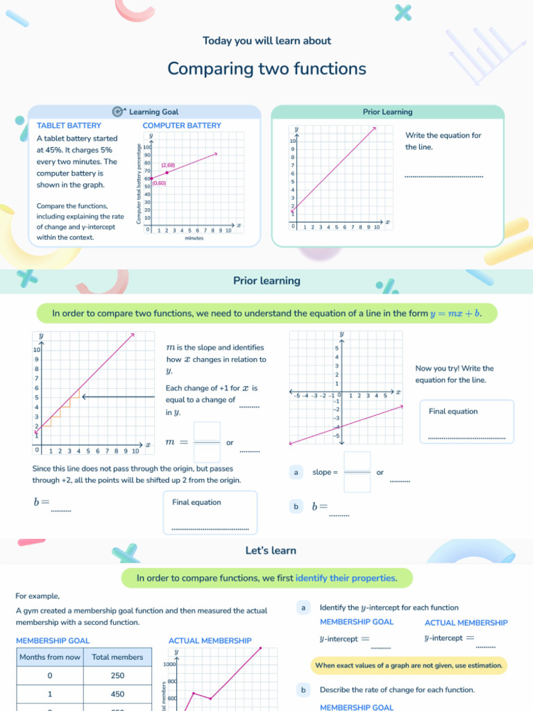 8_2_Comparing two functions | PDF
