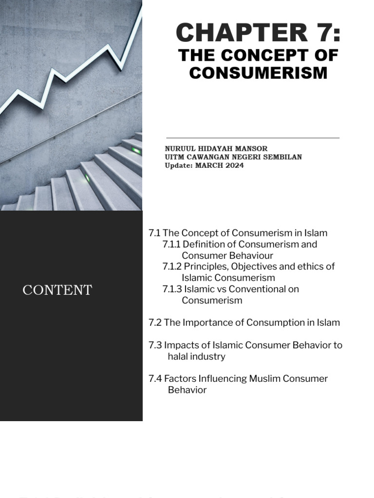 07 CHAPTER 7 ISH101-The Concept of Consumerismpdf | PDF | Consumption (Economics) | Consumerism
