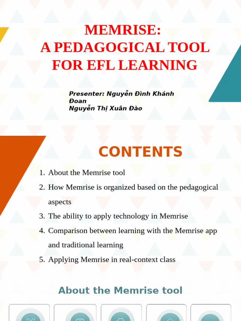 Memrise - A Pedagogical Tool For EFL Learning (Animation) | PDF ...