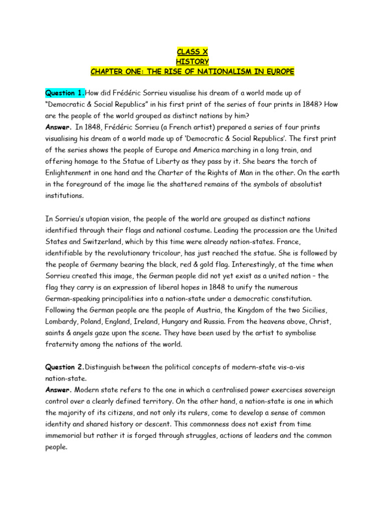 Nationalism in 19th Century Europe | PDF | Kingdom Of Prussia | German ...