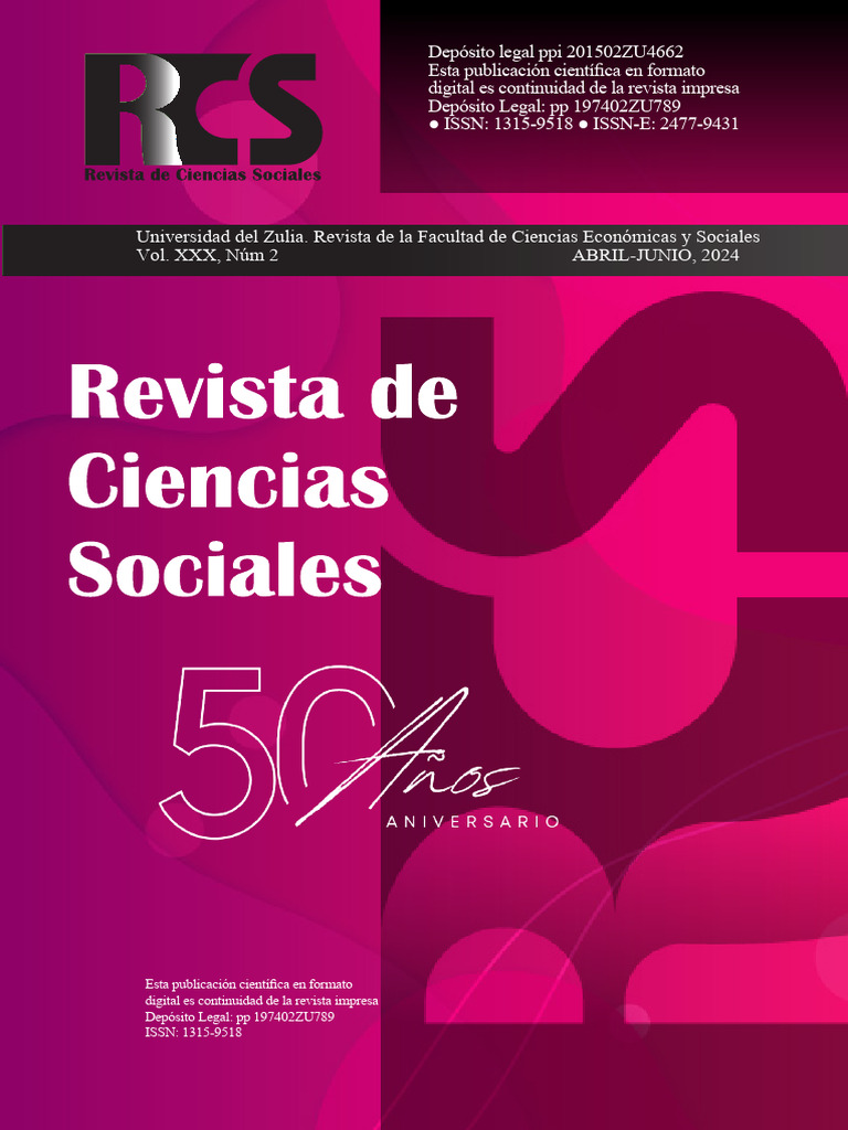 Universidad Del Zulia. Revista de La Facultad de Ciencias Económicas y Sociales Vol. XXX, Núm 2 ...