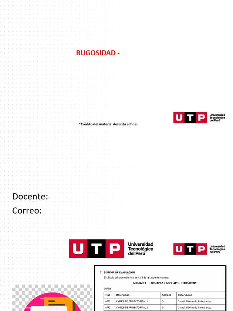 S01 Material Rugosidad | PDF | Rugosidad de la superficie | Dibujo