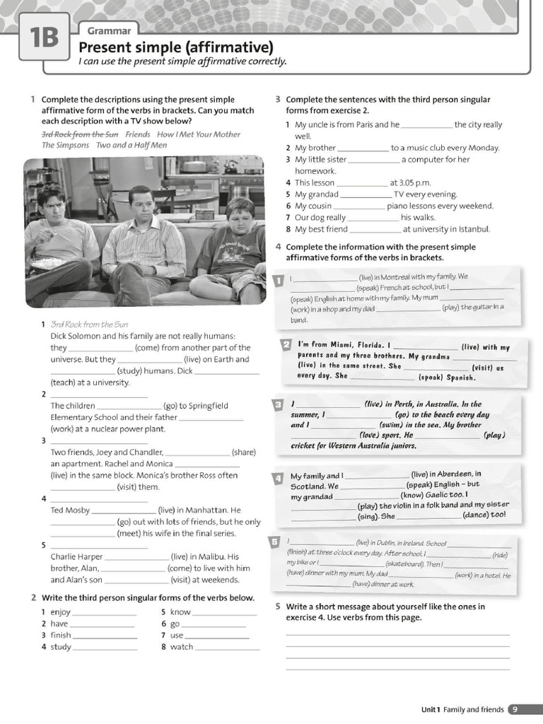 Lesson 2 Present Simple Practice | PDF