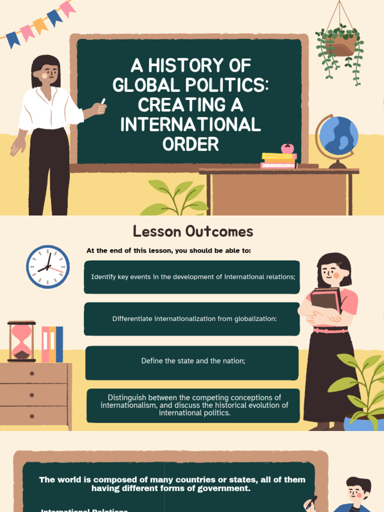A History of Global Politics Creating A International Order | PDF ...