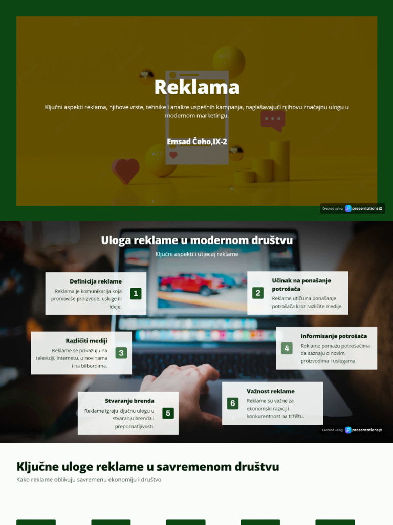 Analiza Reklama - Važnost, Vrste I Uspešne Kampanje | PDF