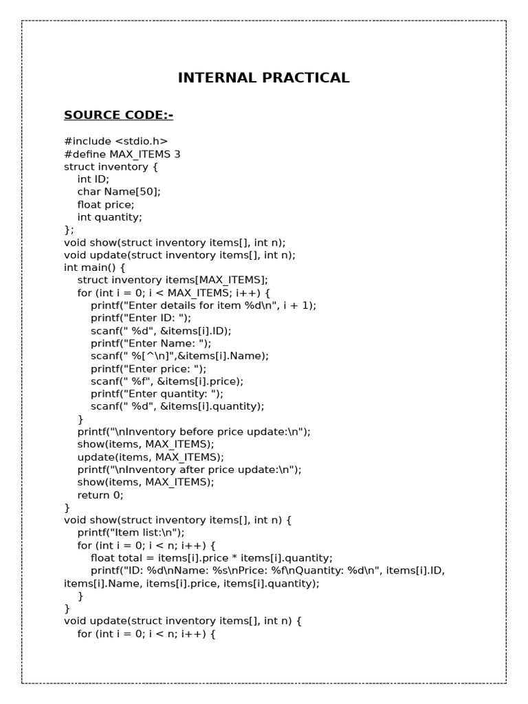 Internal Practical Mid Sem | PDF