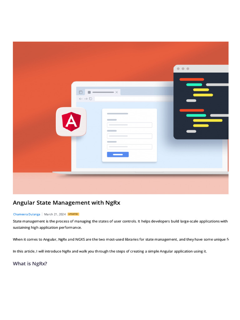 Angular State Management With NGRX | PDF | Directory (Computing) | Computer File