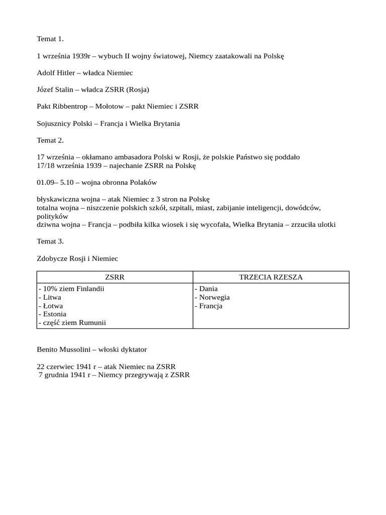 Hostoria II Wojna | PDF