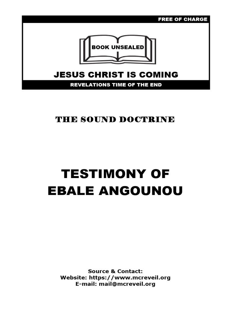 Ebale Angounou BK en | PDF | Jesus | Cameroon