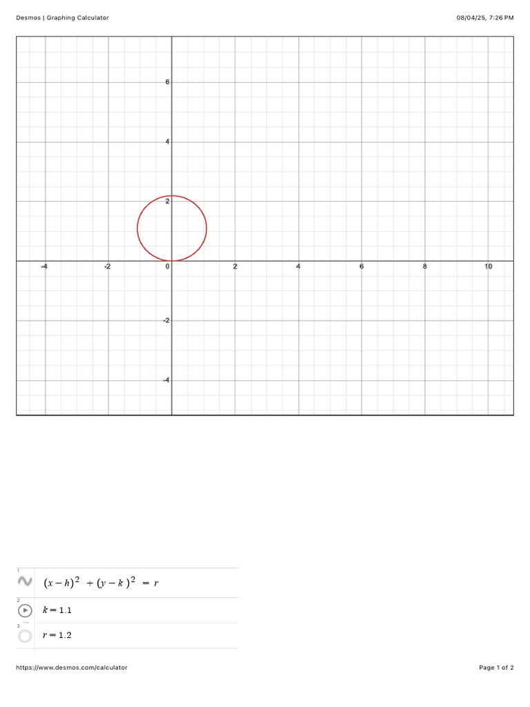 Desmos - Graphing Calculator | PDF