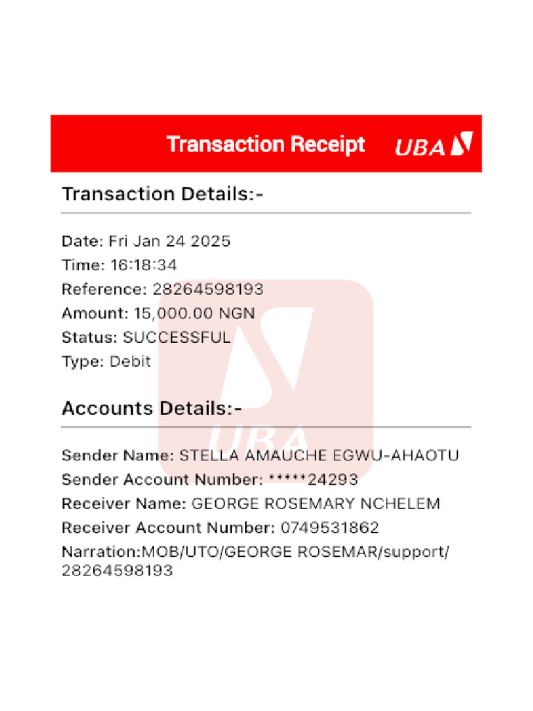 transaction-receiptFri Jan 24 2025STELLA AMAUCHE EGWU-AHAOTU | PDF