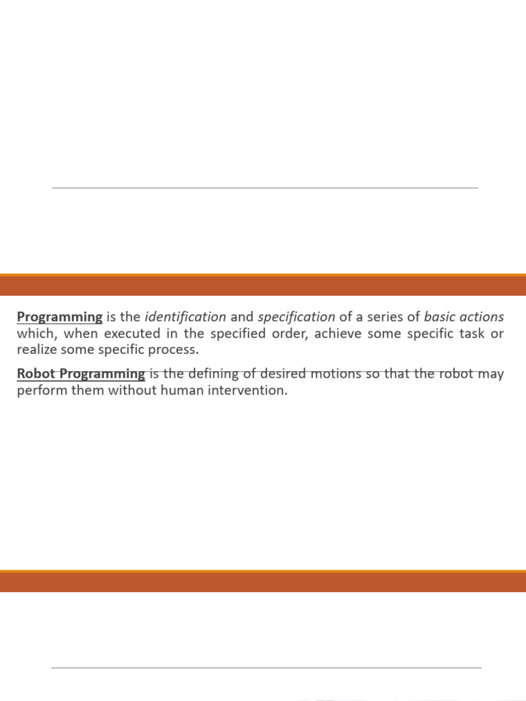 Robot Programming Techniques | PDF | Computer Programming | Robot