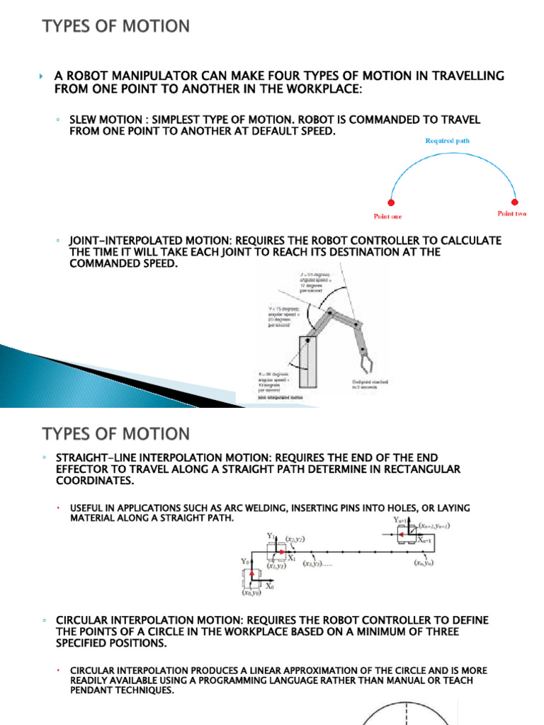 Types of Motion | PDF
