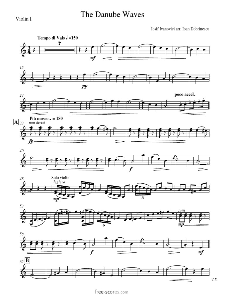 (Free Scores - Com) Ivanovici Ion The Danube Waves The Danube Waves ...