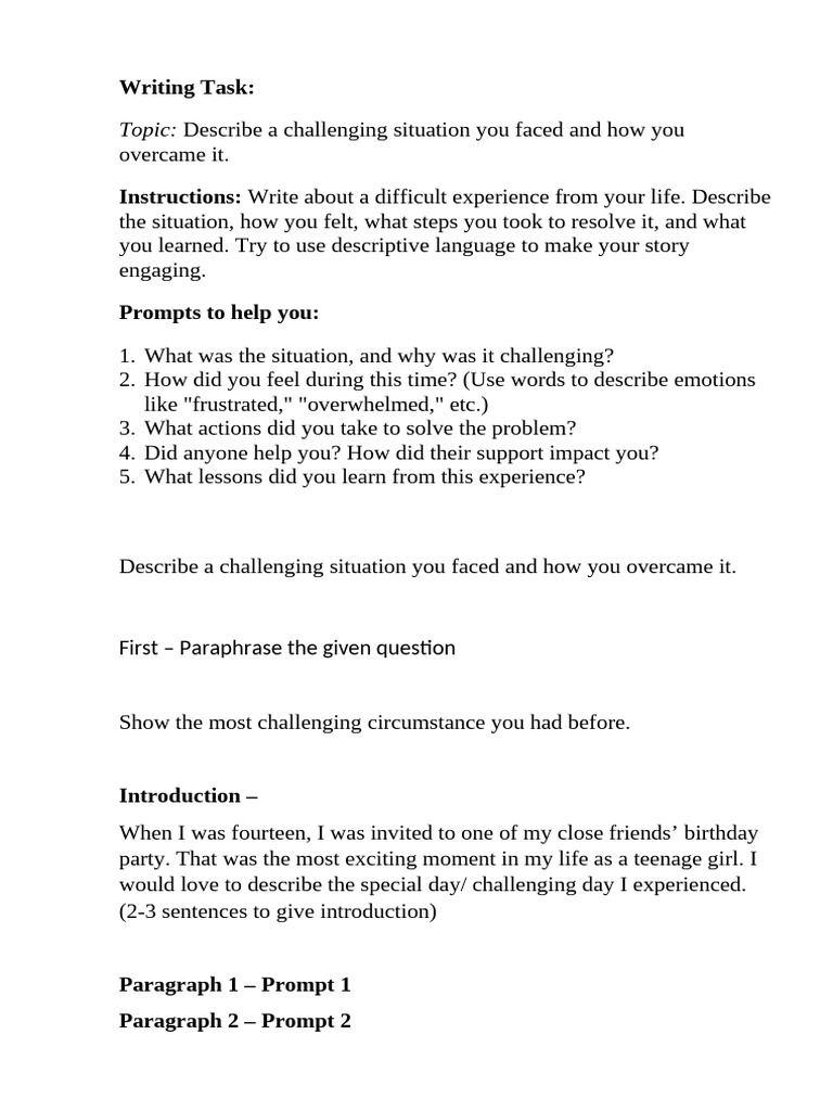 Writing Tasks B1 Intensive | PDF