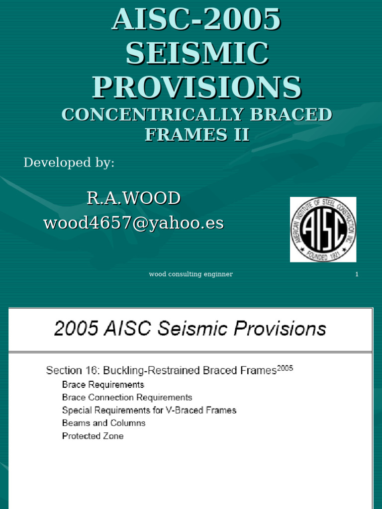 2005 Aisc Seismic Provisions | PDF