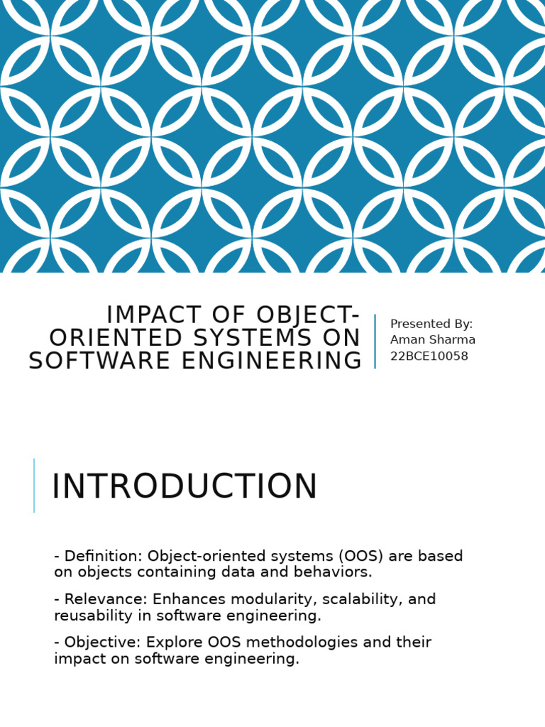 Impact Of Object Oriented Systems Pdf Object Oriented Programming