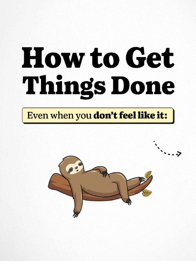 How To Get Things Done | PDF
