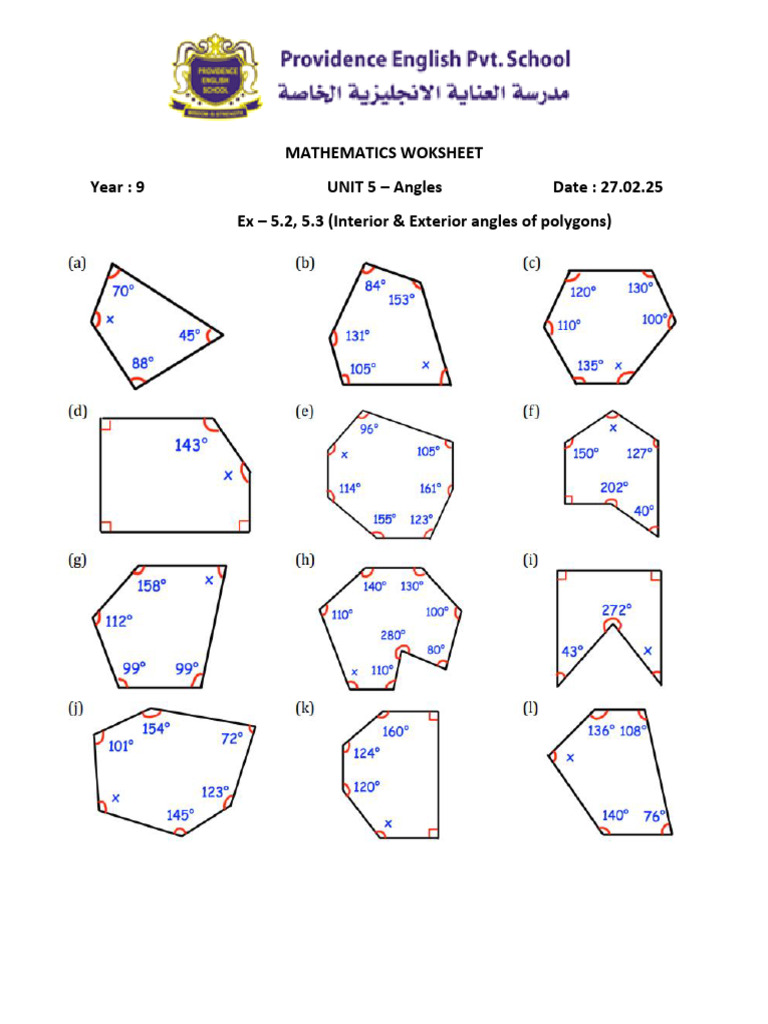 5.2 5.3 Math Ws | PDF