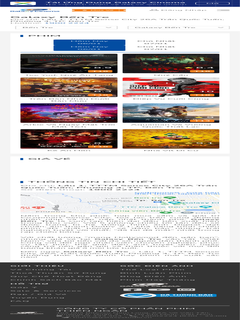 Galaxy Bến Tre Galaxy Cinema | PDF