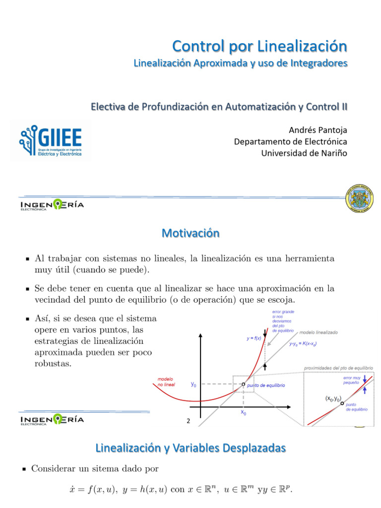 Control Por Aproximacion de Linealizacion | PDF