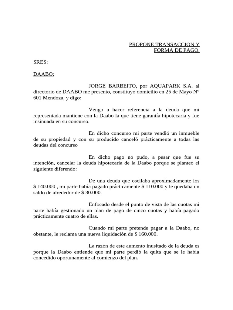 Nota Daabo | PDF | Juez | Deuda