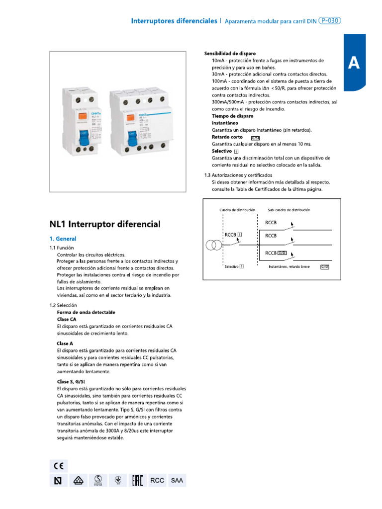 NL1-63 - Datasheet Español | PDF