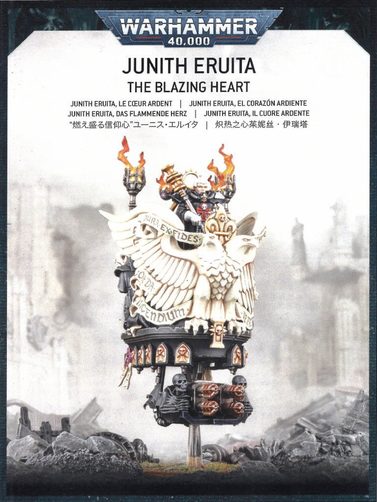 Warhammer 40k Adepta Sororitas Junith Eruita The Blazing Heart | PDF