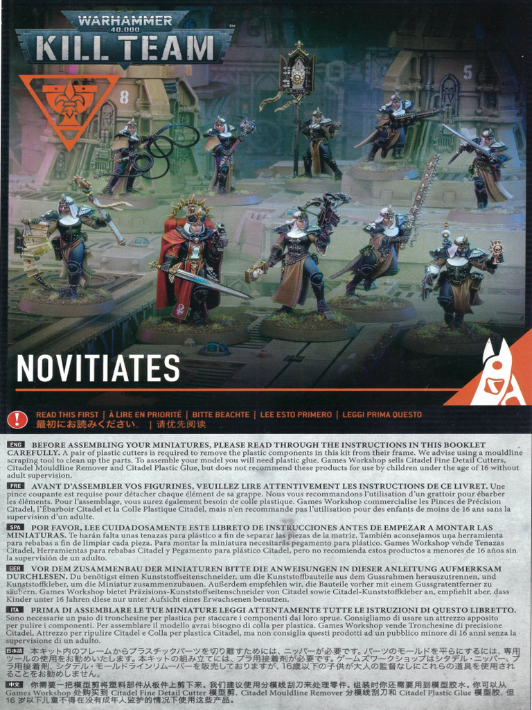 Warhammer 40k Adepta Sororitas Novitiates Kill Team | PDF | Gaming ...